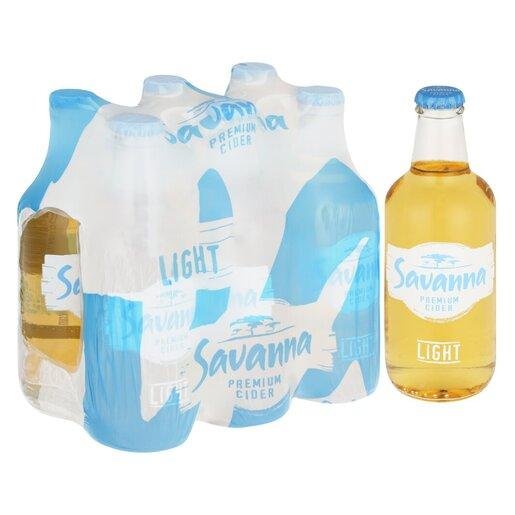 Savanah Cider Light 330ml Bottles - Southern African Groceries in Ireland!